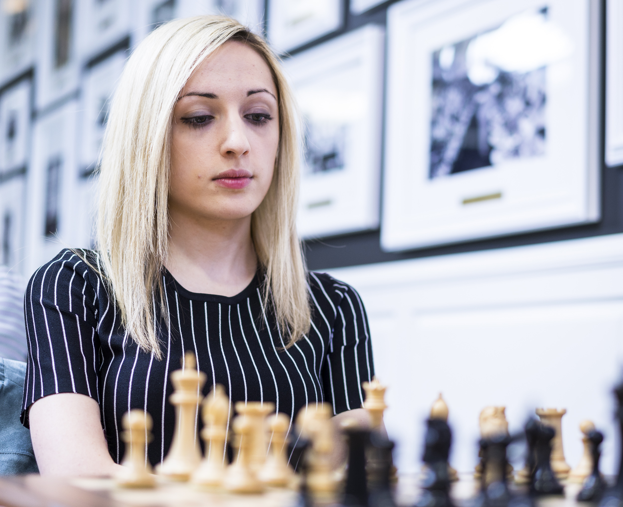 Record of decisive results before the free day - U.S. Chess Champs